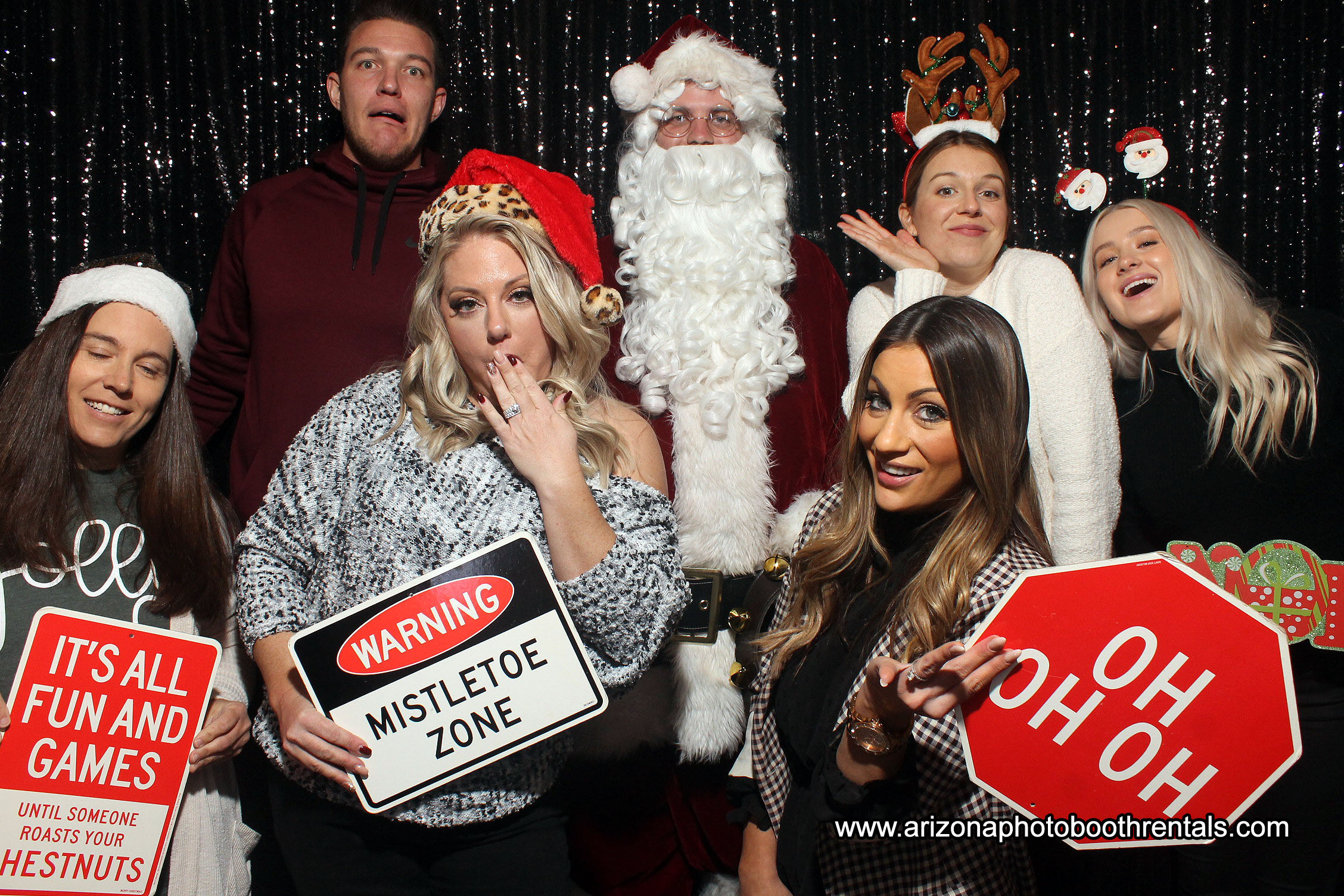 Christmas Party Photo Booth Pictures - Arizona Photo Booth Rentals