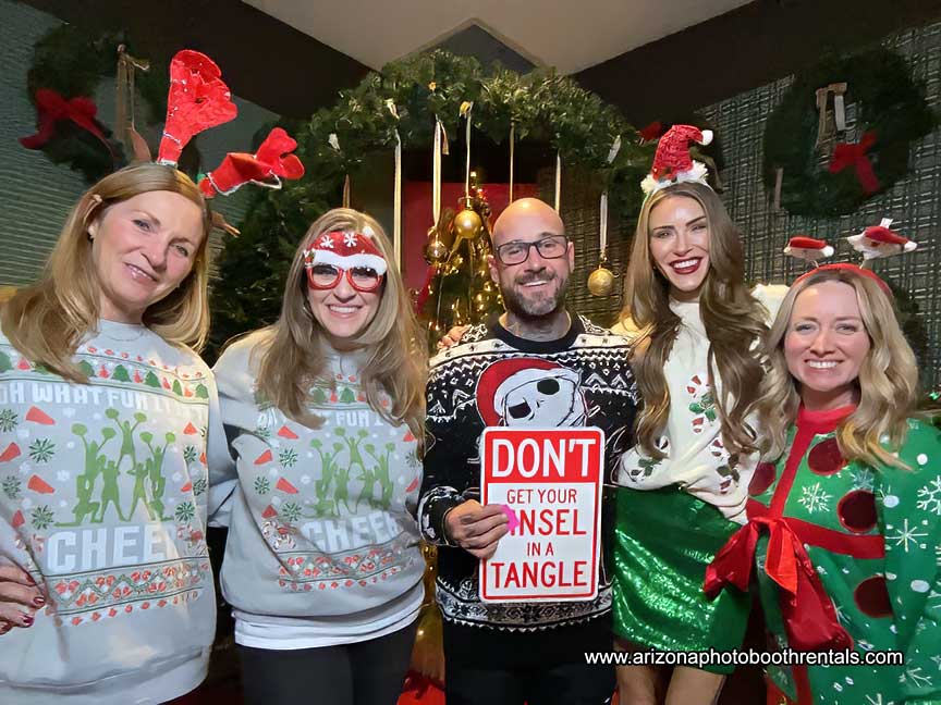 Varsity Christmas Holiday Party - Arizona Photo Booth Rentals